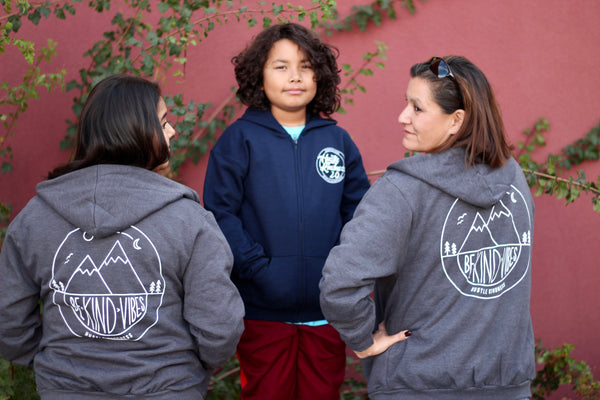 Adult Be Kind Vibes Hoodie - Hustle Kindness